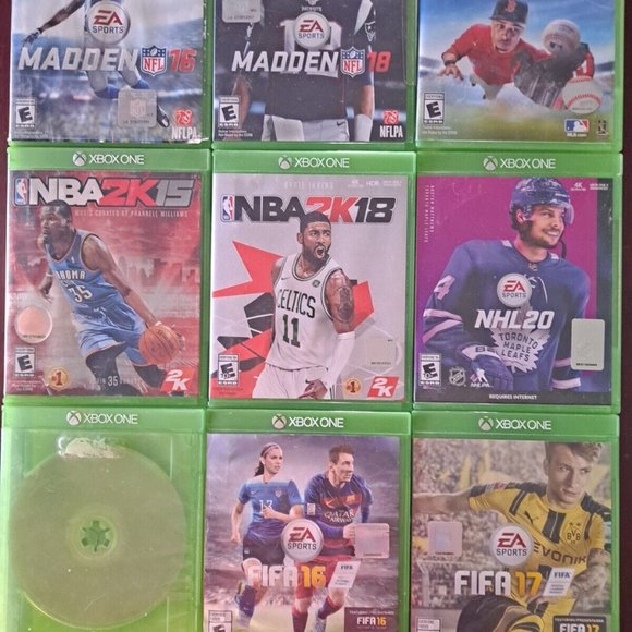 Microsoft | Video Games & Consoles | Xboxone 9 Sports Game Lot | Poshmark